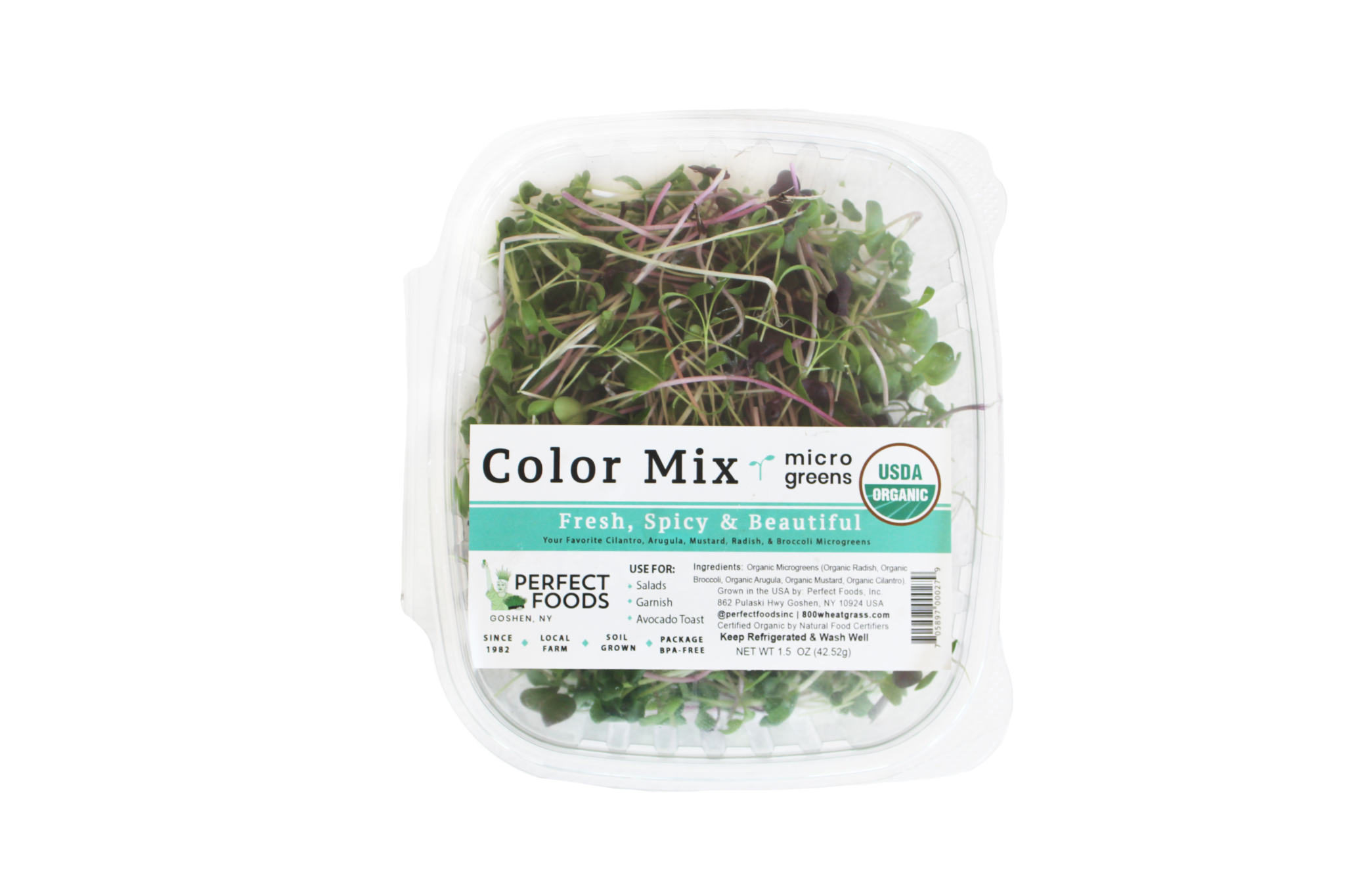 Color Mix Microgreens - Fresh, Organic | 800wheatgrass.com